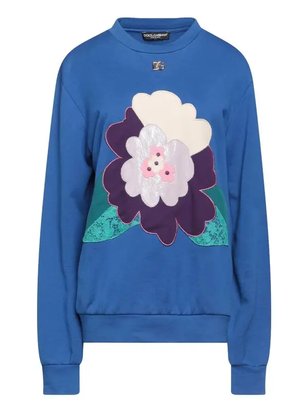 Dolce & Gabbana Printed Sweatshirt - Blue