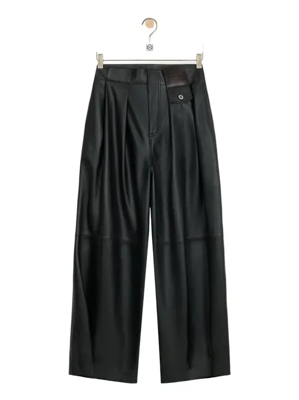 Loewe Pleated Trousers - Black