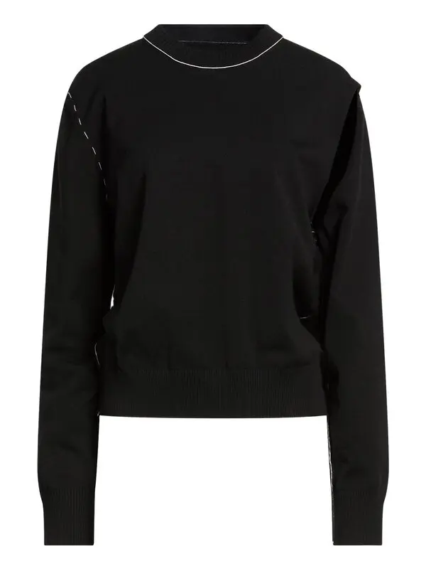 MAISON MARGIELA Long Sleeve Jumper - Black
