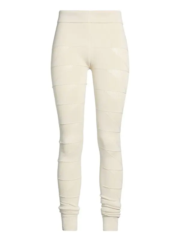 Rick Owens Plain Colour Leggings - White