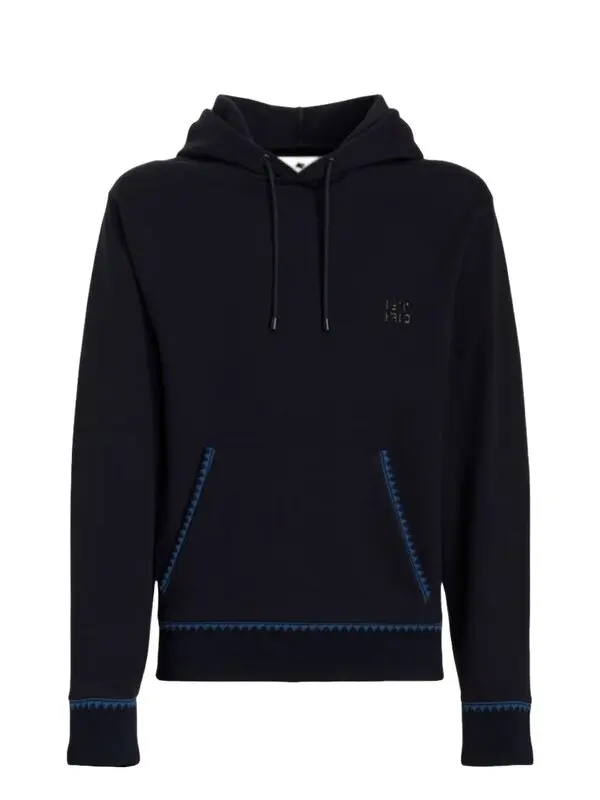 Etro Drawstring Long-sleeved Hoodie - Black