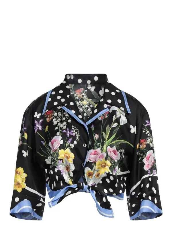 Dolce & Gabbana Floral Shirt - Black