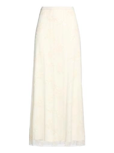 MAXCO. Max&co. Sequined Flared Midi Skirt - White