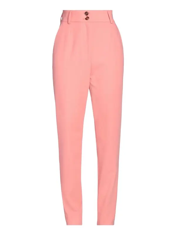 Dolce & Gabbana Solid Color Twill Stretch Pants - Pink