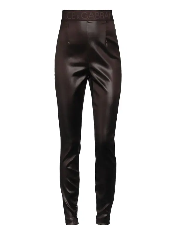 Dolce & Gabbana Smooth Stretch Leggings - Black