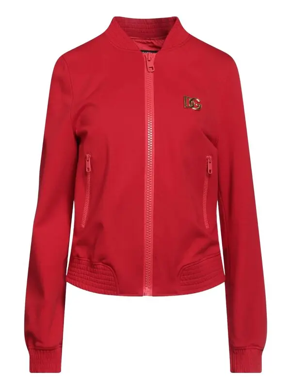 Dolce & Gabbana Long Sleeve Jersey Jumper - Red