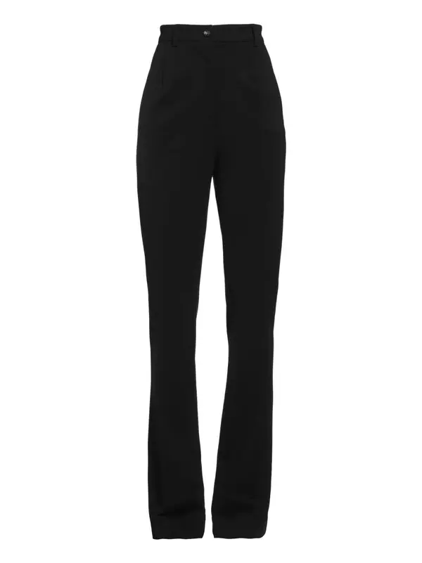 Dolce & Gabbana Flared Jersey Trousers - Black