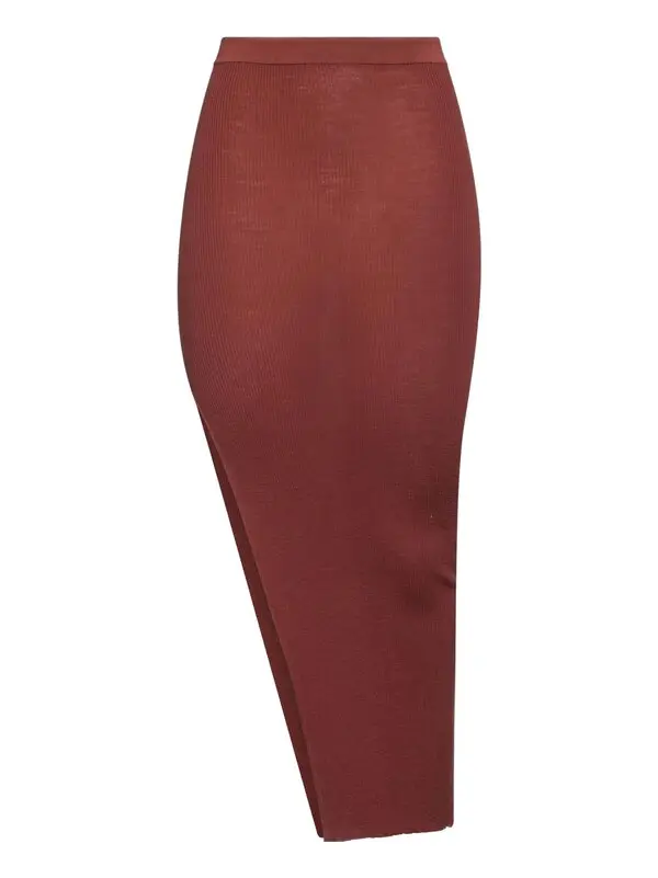 Rick Owens Long Skirt - Red