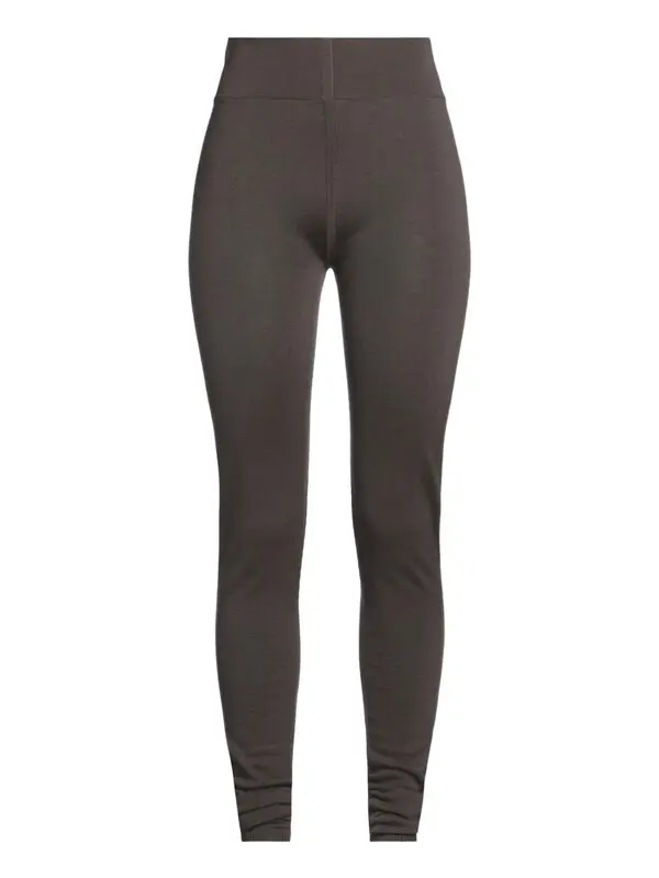 Rick Owens Knitted Solid Color Leggings - Black