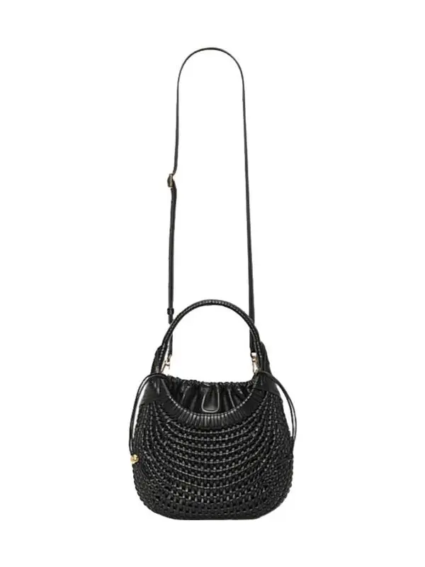 Loewe Diamond Hobo Bag In Calfskin - Black