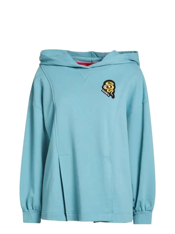 MAXCO. Solid Color Hoodie - Blue