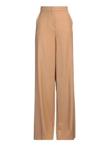Max Mara Loose Wool Trousers - Nude