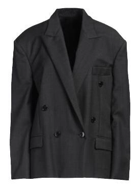 Isabel Marant Étoile Double-breasted Plaid Blazer - Black
