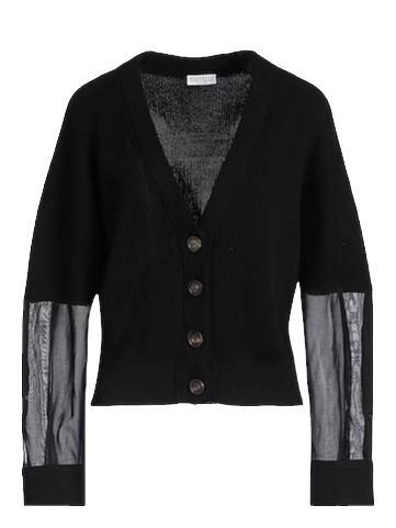 Brunello Cucinelli Solid Lightweight Knit Top - Black