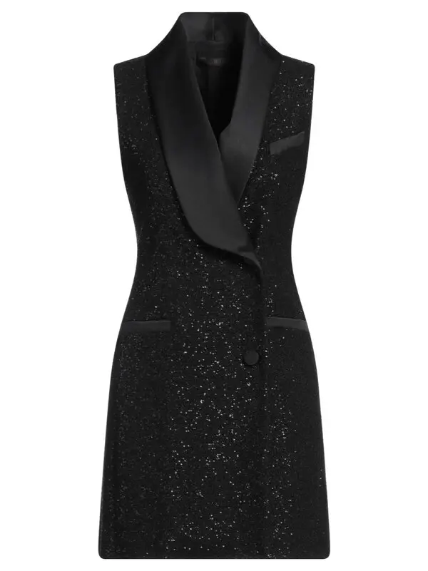 Max Mara Sleeveless Suit Dress - Black