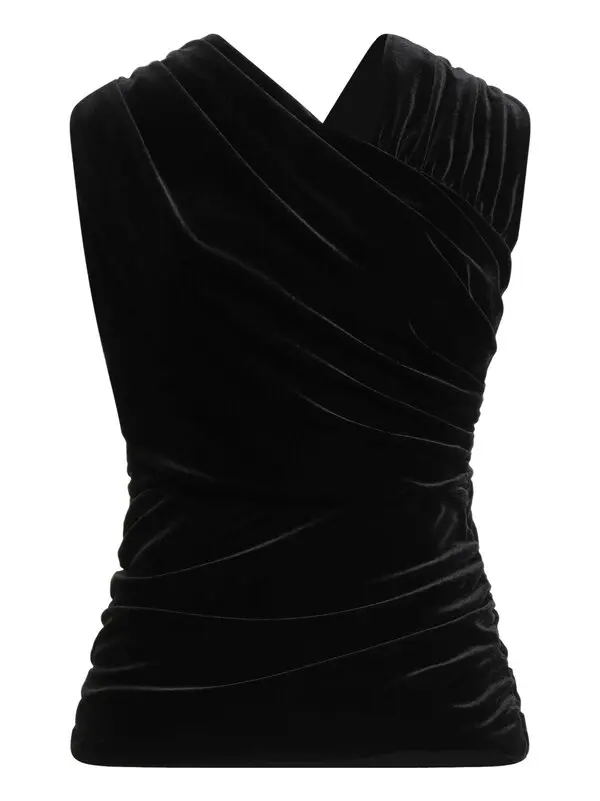 GANNI Sleeveless Vest - Black