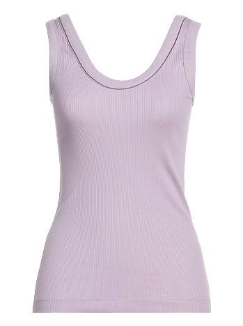Brunello Cucinelli Sleeveless Appliquéd Ribbed Jersey Top - Pink