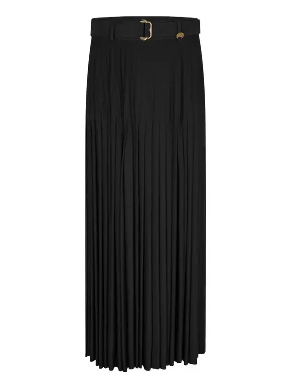 Burberry Pleat Blk Skirt - Black