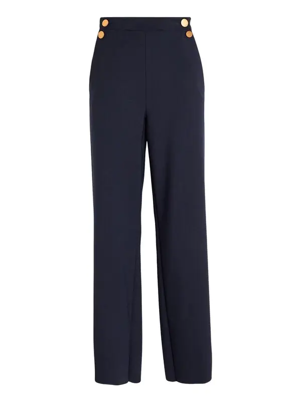Max Mara Wide-leg Trousers - Black