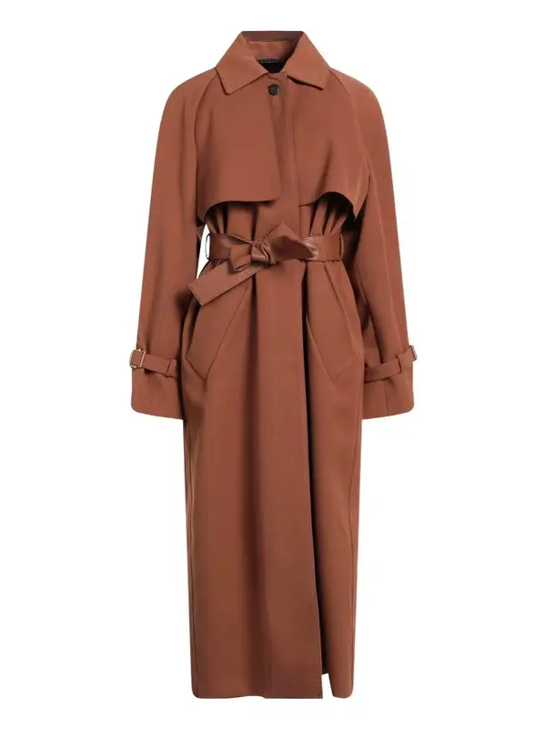 Max Mara Gabardine Trench Coat - Brown