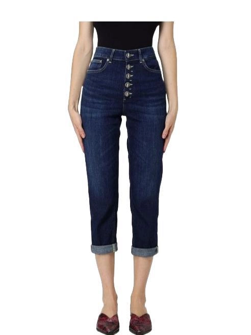 DONDUP Button Front Jeans - Black