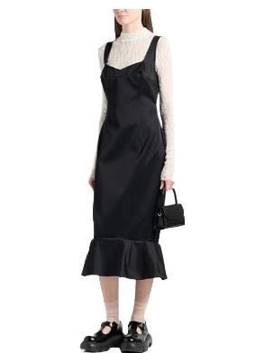 Marni Sleeveless Satin Dress - Black