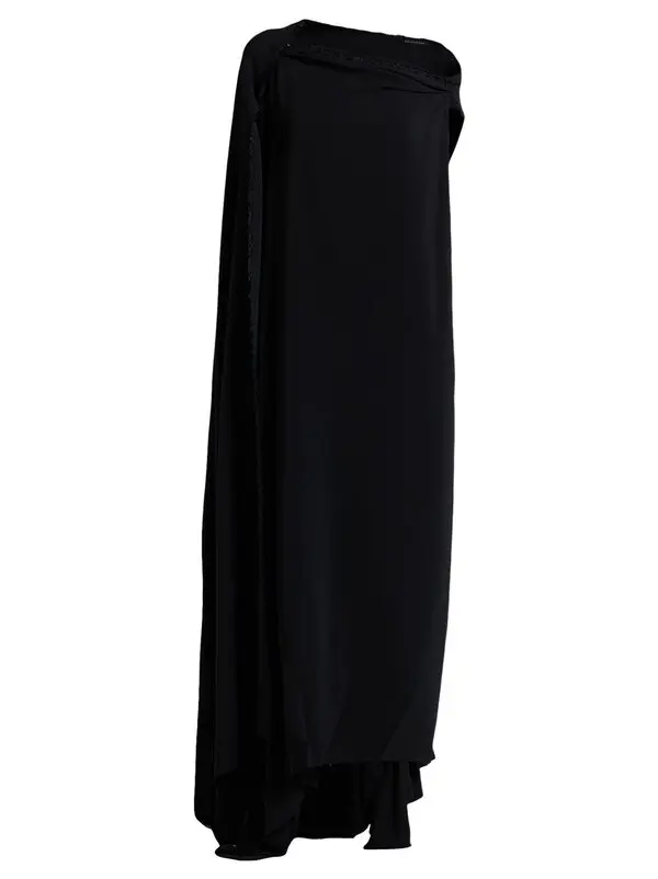 Balenciaga One-shoulder Maxi Dress - Black