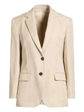 Brunello Cucinelli Single-breasted Suit Jacket With Pockets - Nude