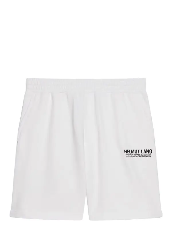 Helmut Lang Elastic Waist Shorts - White