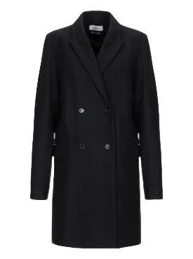 Isabel Marant Étoile Double-breasted Flannel Coat - Black