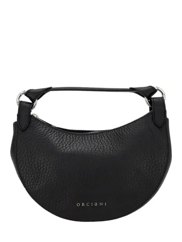 Orciani Mini Dumpling Shoulder Bag - Black