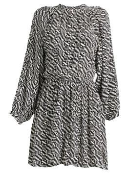 Isabel Marant Étoile Long Sleeve Printed Dress - Gray