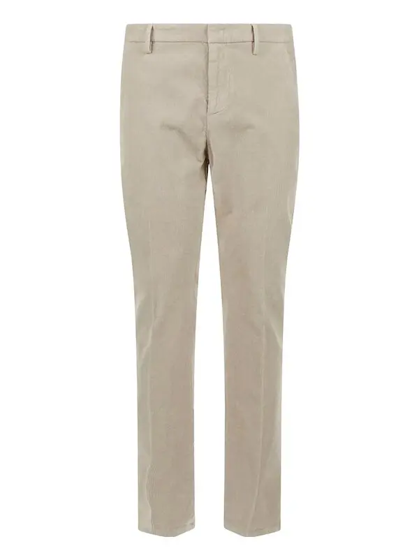 DONDUP Slim Corduroy Pants - Nude