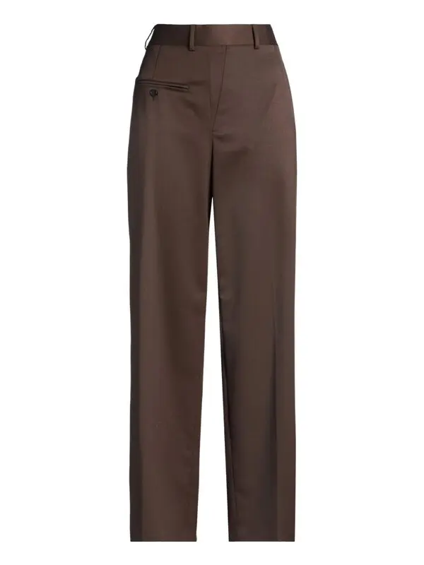 MAISON MARGIELA Wide Leg Trousers - Brown
