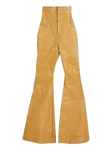 Rick Owens Flared Trousers - Yellow