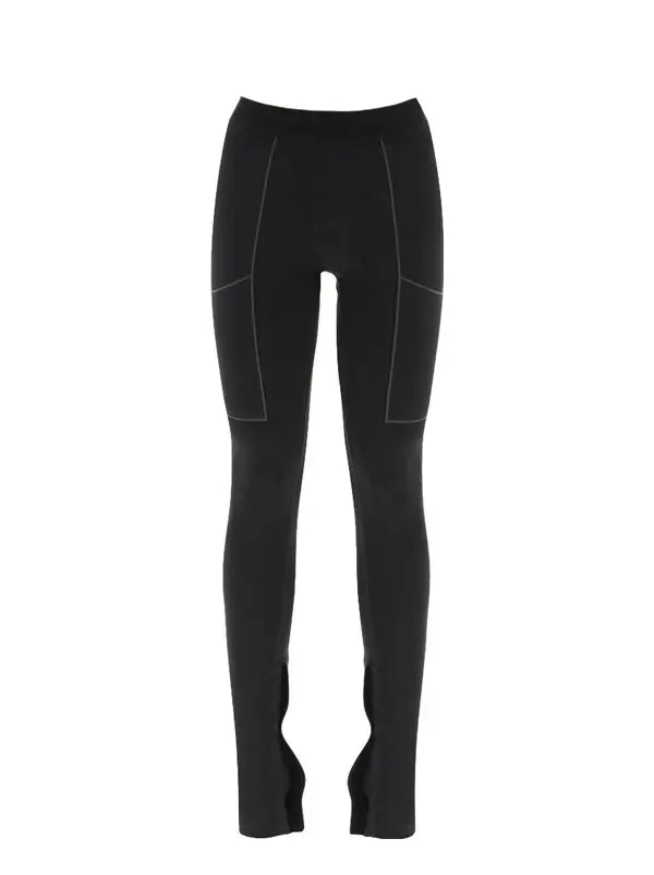 Coperni Paneled High-rise Leggings - Black
