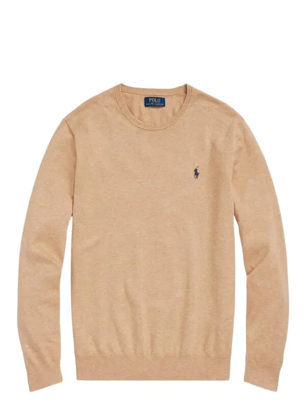Polo Ralph Lauren Logo-embroidered Crewneck Sweater - Nude