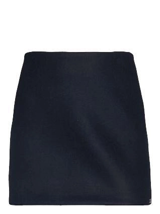Sportmax Wool A-line Skirt - Black