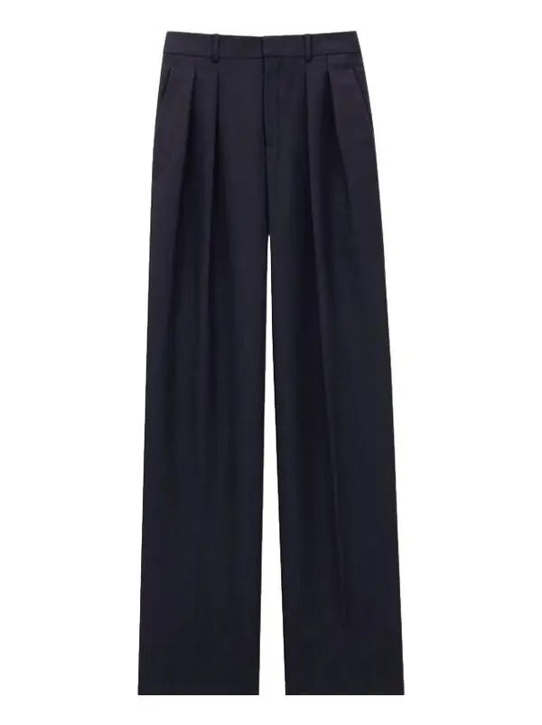 Saint Laurent Wool Casual Trousers - No