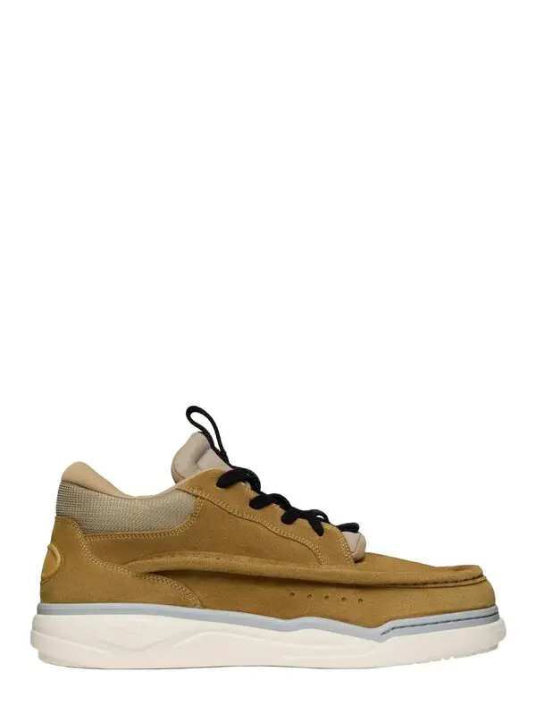 Valentino Garavani Hybrid Lace-up Sneakers - Beige/black
