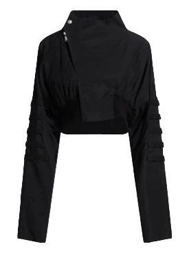 Rick Owens Cropped Casual Jacket - Black