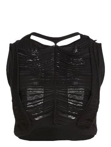 Rick Owens Sleeveless Knit Top - Black
