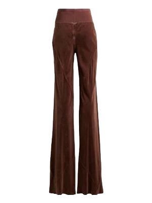 Rick Owens Velvet Harem Pants - Brown