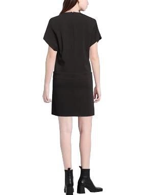 Sportmax Short-sleeve Crewneck Dress - Black