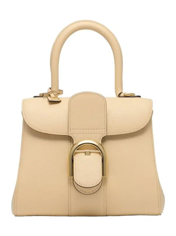 Delvaux Brillant Mini Satchel Bag - Nude