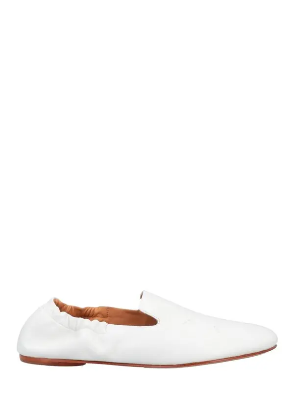 MAISON MARGIELA Leather Flat - White