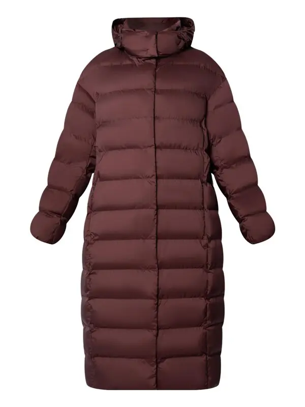 Max Mara Hooded Long-sleeve Padded Jacket - Red