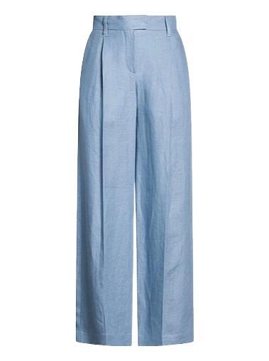 Brunello Cucinelli Wide Leg Trousers With Appliqués And Beads - Blue