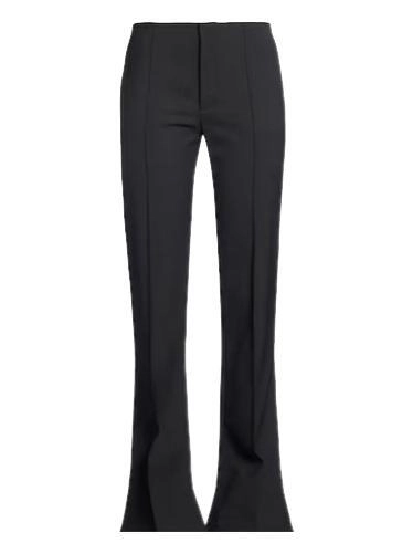 Chloé Slim-fit Mid-rise Flared Pants - Black
