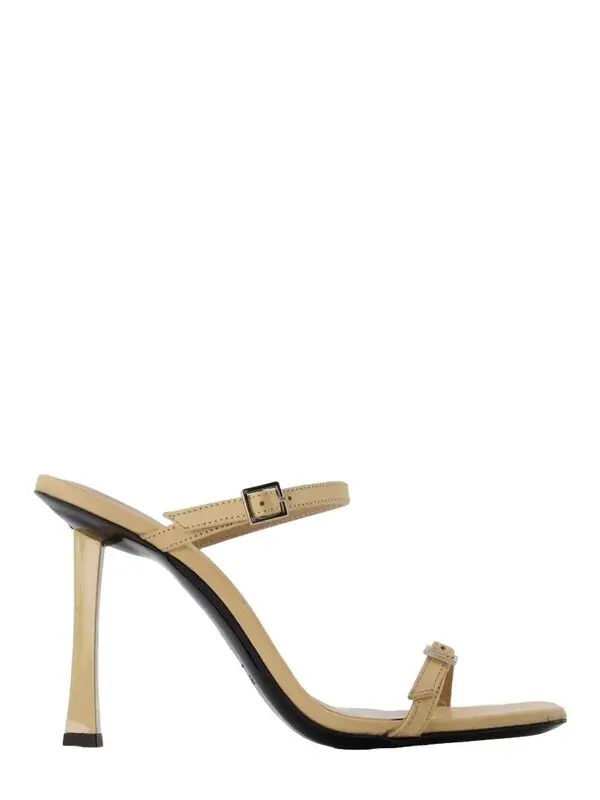 By Far Flick 90mm Sandals - Nude